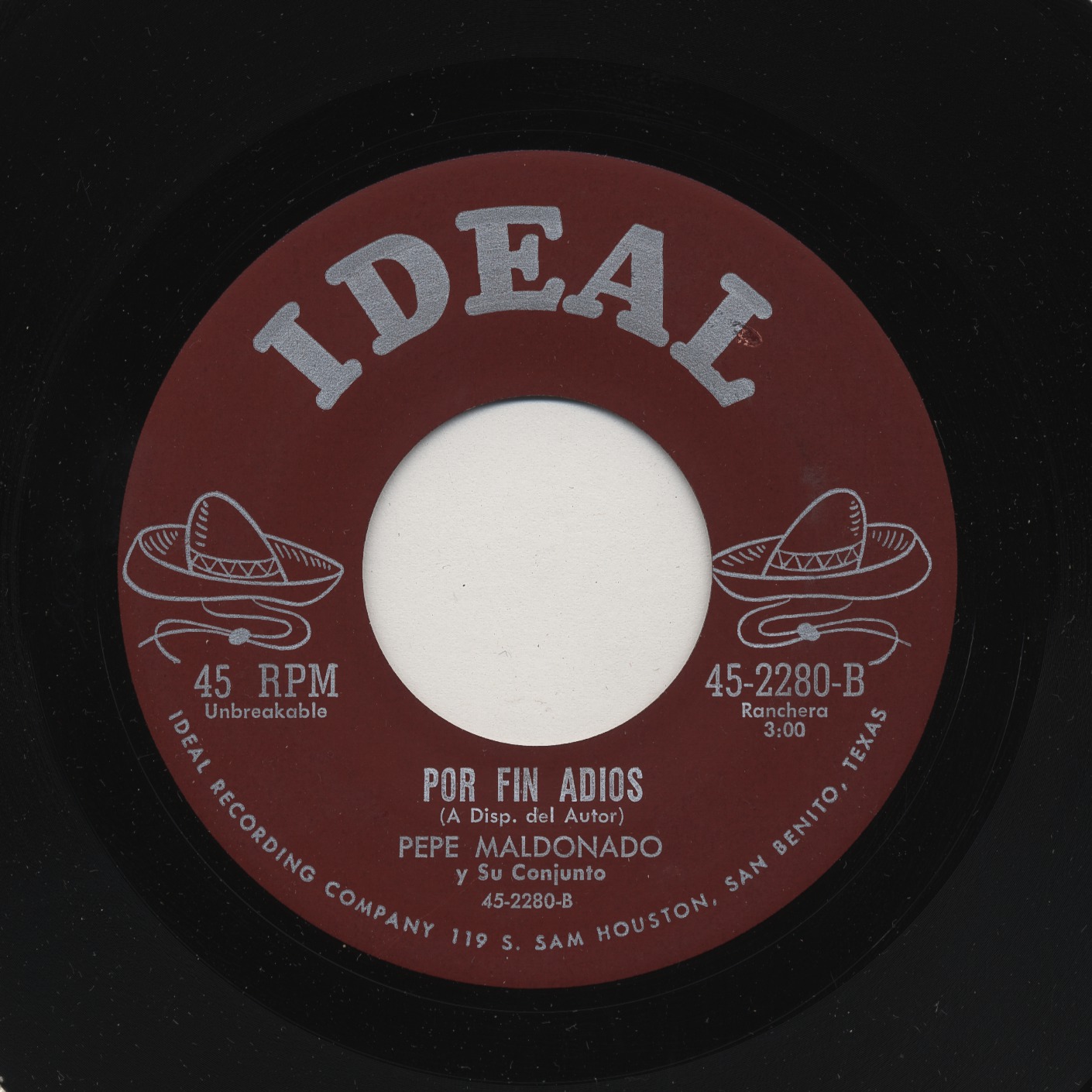 Por Fin Adiós | Strachwitz Frontera Collection